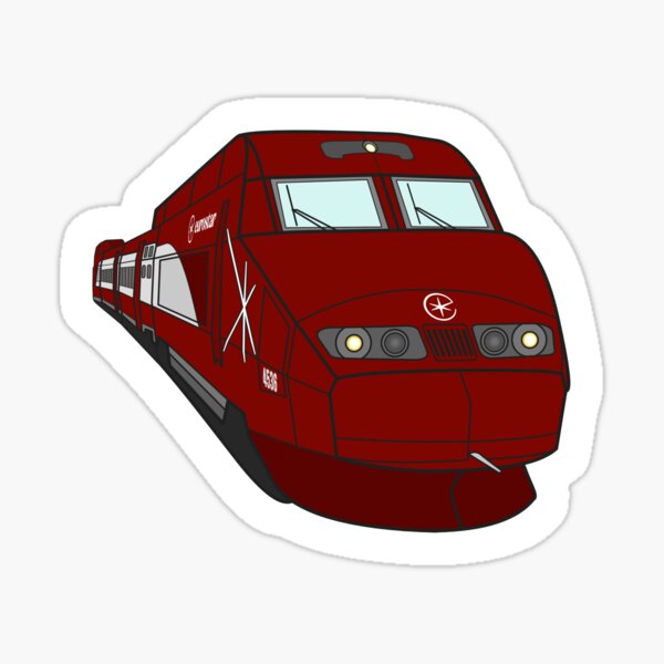 "Eurostar PBA (Rouge)" Sticker for Sale by YarneVe | Redbubble
