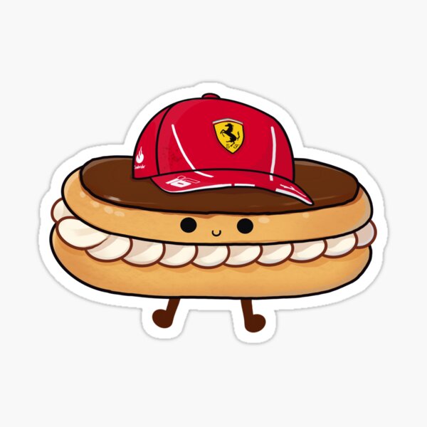 "Charles Éclair - Charles Leclerc" Sticker for Sale by Jenna Bingham ...