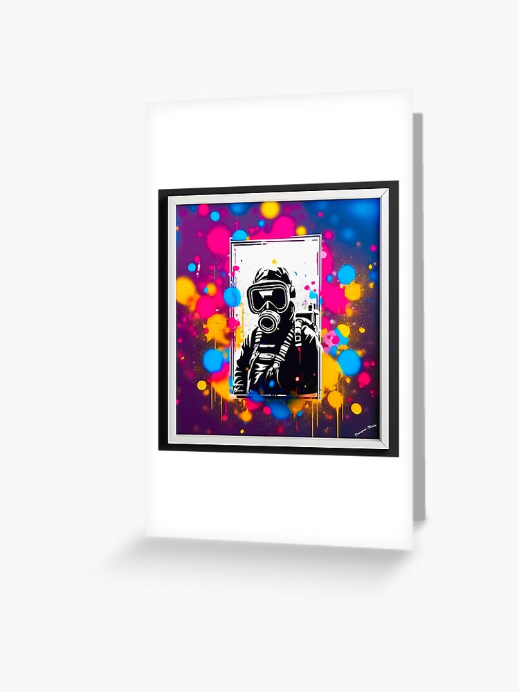 "Urban street art graffiti." Greeting Card for Sale by Darren Barker ...