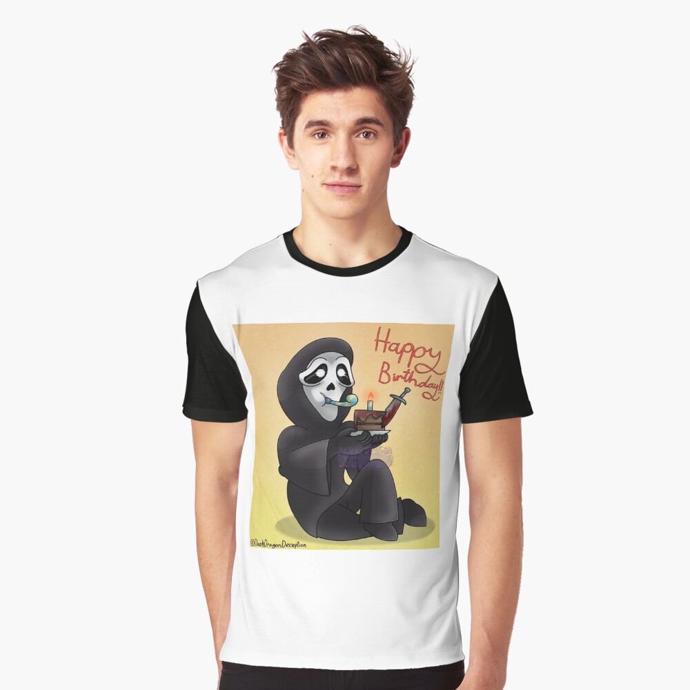 "Happy Birthday From Ghostface! (Scream)" Sticker for Sale by Deception ...