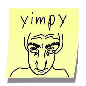 "Yimpy Mouthwashing" Sticker for Sale by ClawJinx | Redbubble