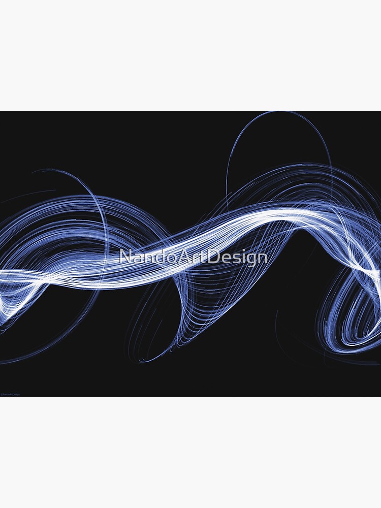 "abstract flowy wave line art" Poster for Sale by NandoArtDesign ...