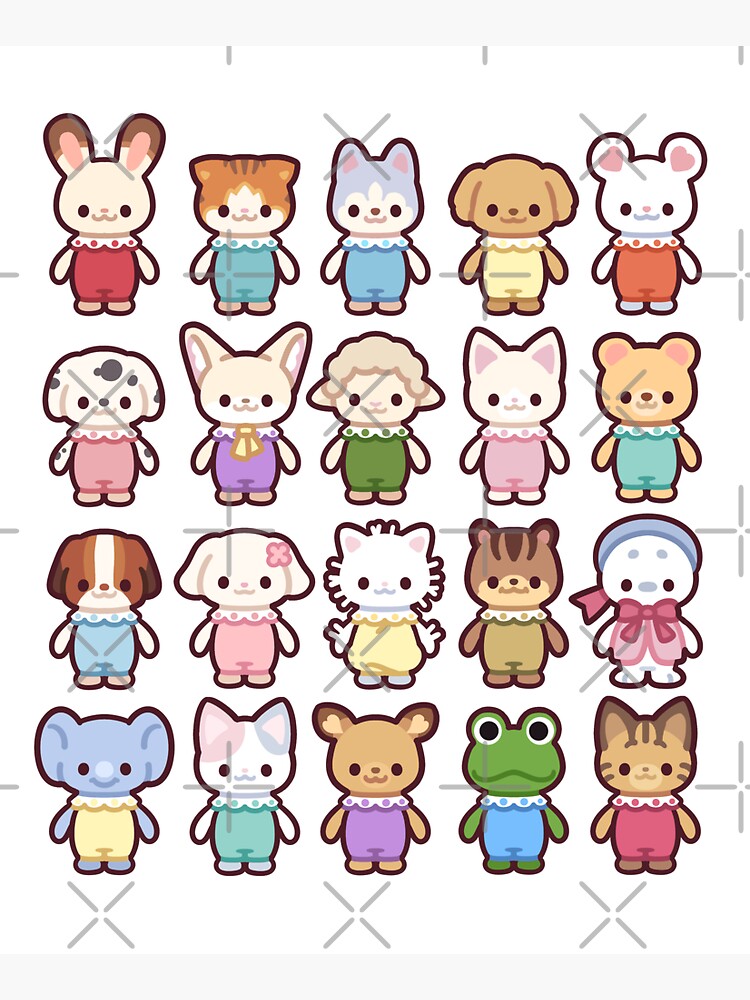 "Sylvanian Critter Tote Bag" Tote Bag for Sale by ViwitchedArt | Redbubble