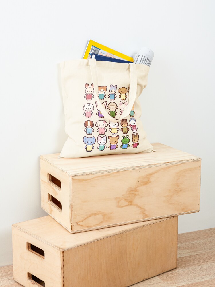 "Sylvanian Critter Tote Bag" Tote Bag for Sale by ViwitchedArt | Redbubble