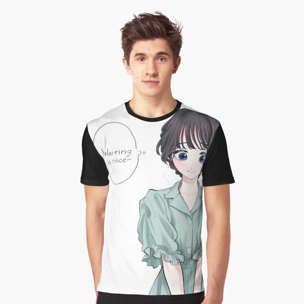 "Kaoruko Waguri waiting" Sticker for Sale by Anime-ascrocco | Redbubble