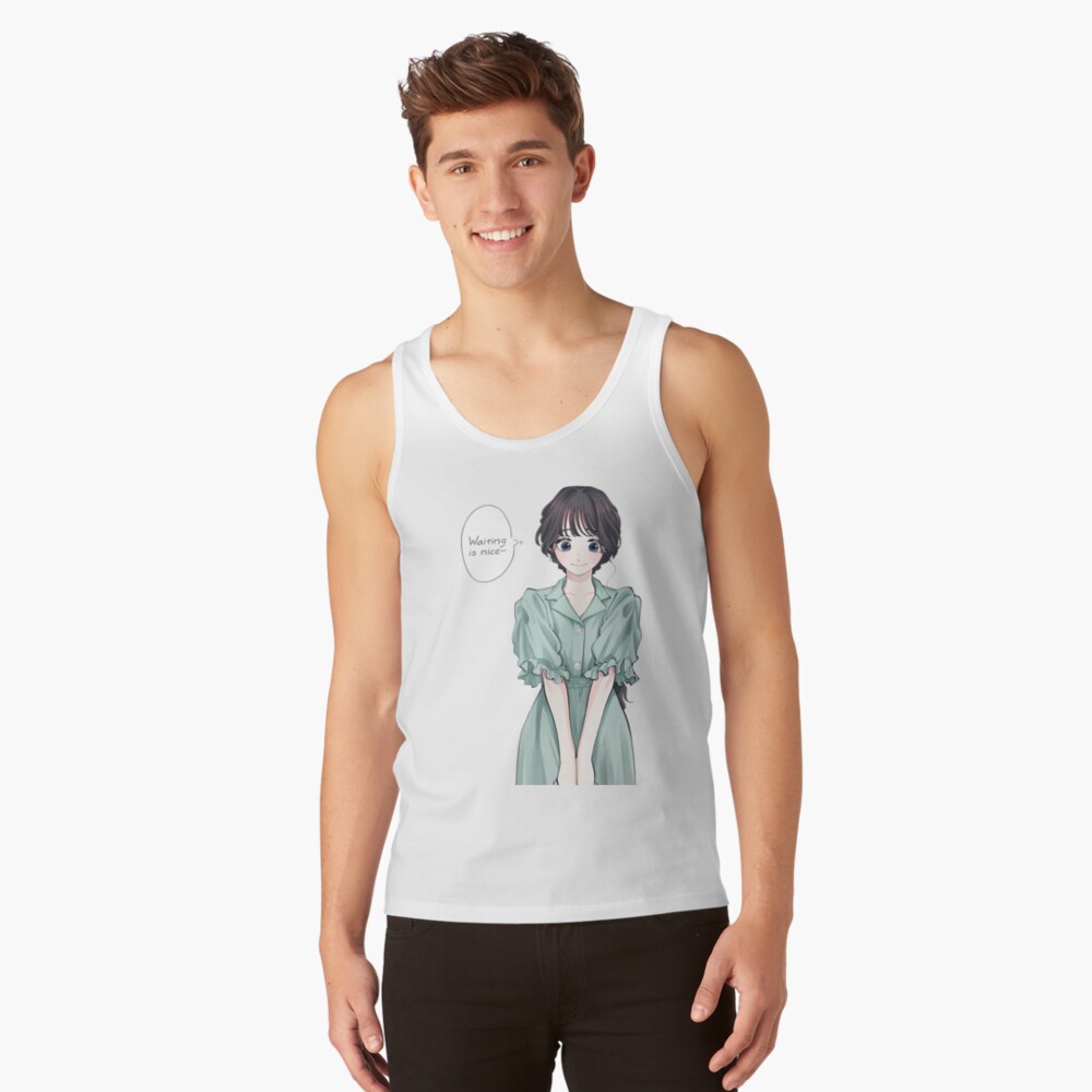 "Kaoruko Waguri waiting" Sticker for Sale by Anime-ascrocco | Redbubble