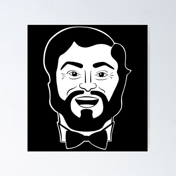 "Luciano Pavarotti Tenor Opera Singer (B)" Poster for Sale by Ulises ...