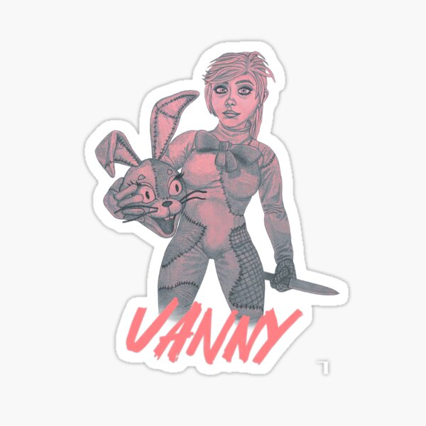 "VANNY (FNAF: Security Breach)" Sticker for Sale by AS-Drawings | Redbubble