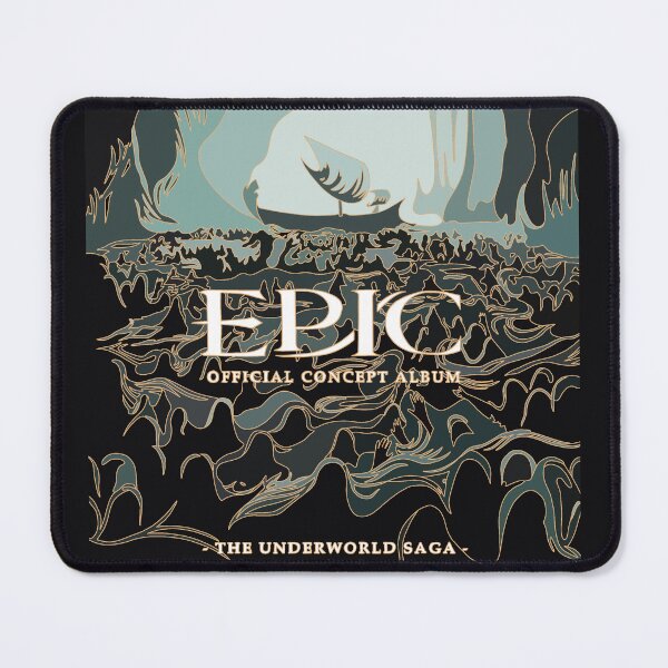 "Epic The Underworld Saga Stained Glass Gold" Mouse Pad for Sale by ...