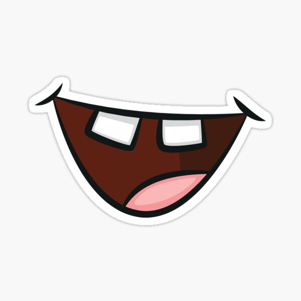 Mouth Smile Stickers | Redbubble