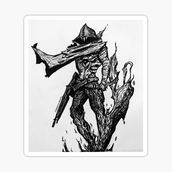 "Omen" Sticker for Sale by crooksnanny | Redbubble