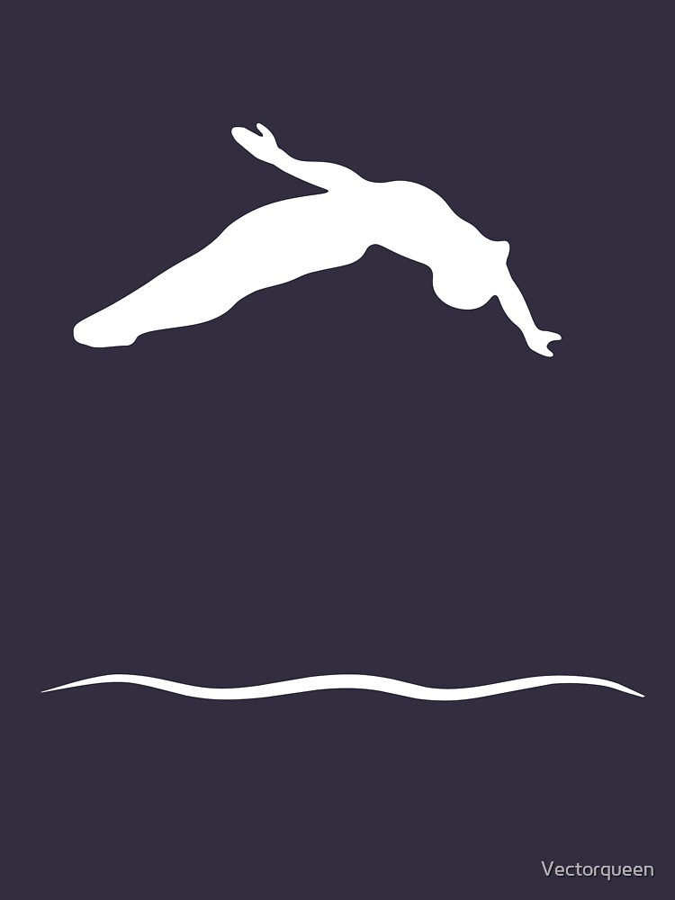 "Springboard Diving" T-shirt by Vectorqueen | Redbubble | springboard ...