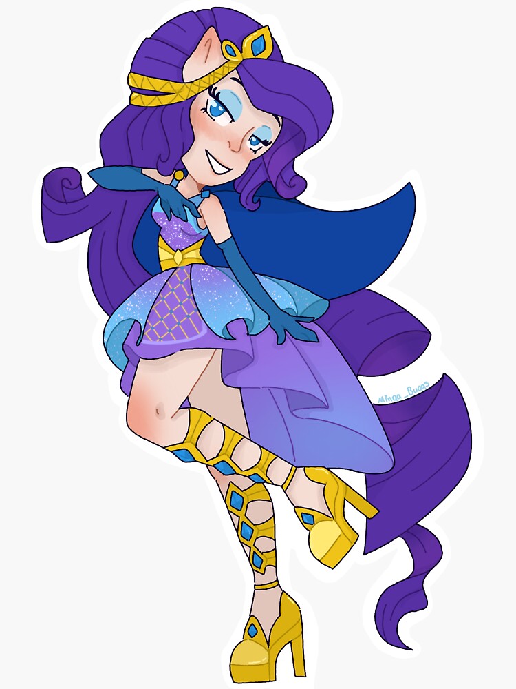 "MLP Equestria Girls - Rarity " Sticker for Sale by MingaBuggs | Redbubble