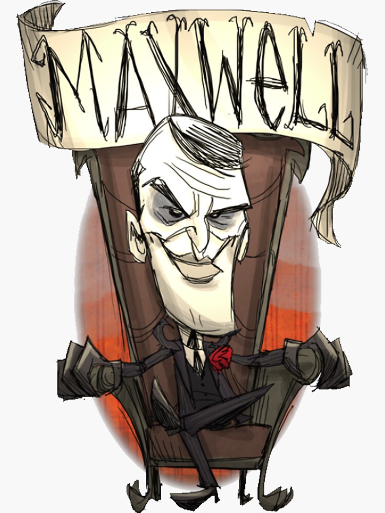 "Don't Starve - Maxwell" Sticker by alemag | Redbubble
