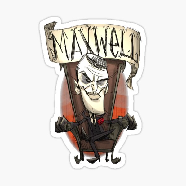 "Don't Starve - Maxwell" Sticker by alemag | Redbubble