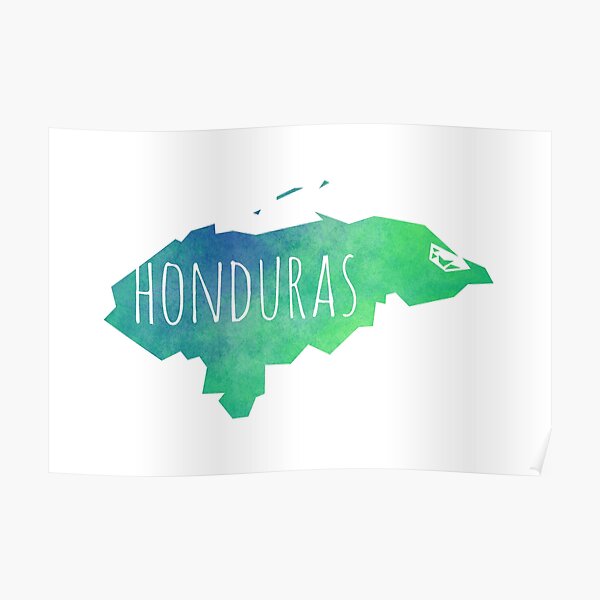 "Honduras" Poster by Motivburg | Redbubble