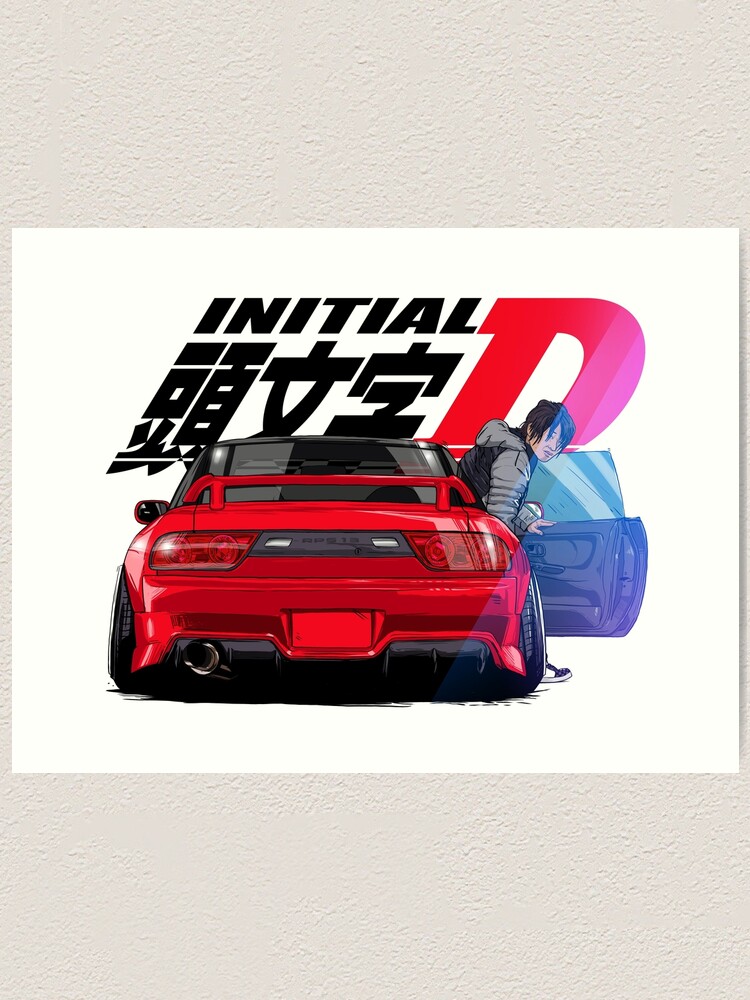 "Initial D" Art Print for Sale by w1gger | Redbubble