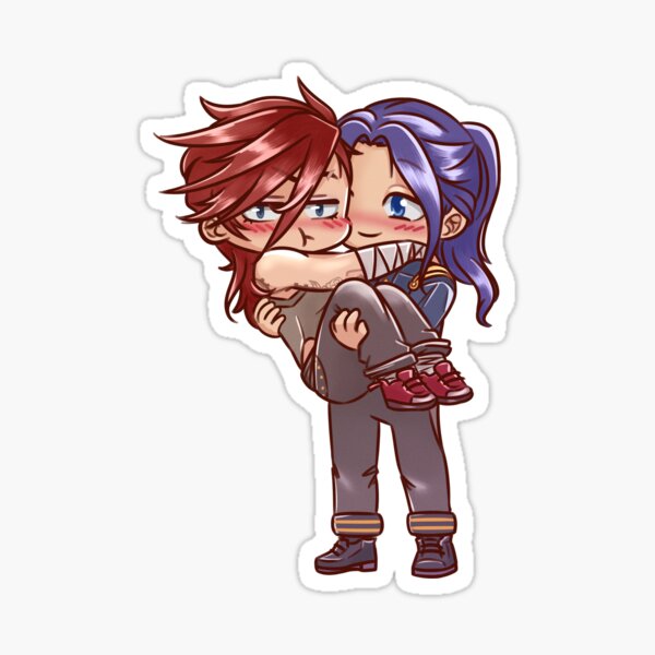 "Caitlyn wearing Vi" Sticker by ForYourMajesty | Redbubble