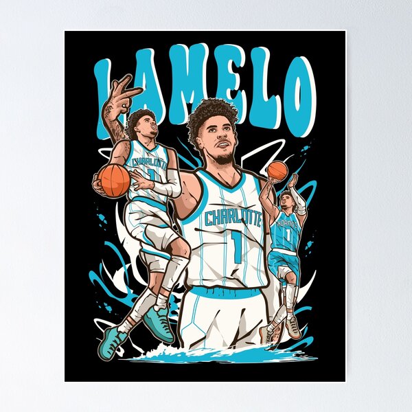 "LaMelo Ball Cartoon" Poster for Sale by RatTrapTees | Redbubble