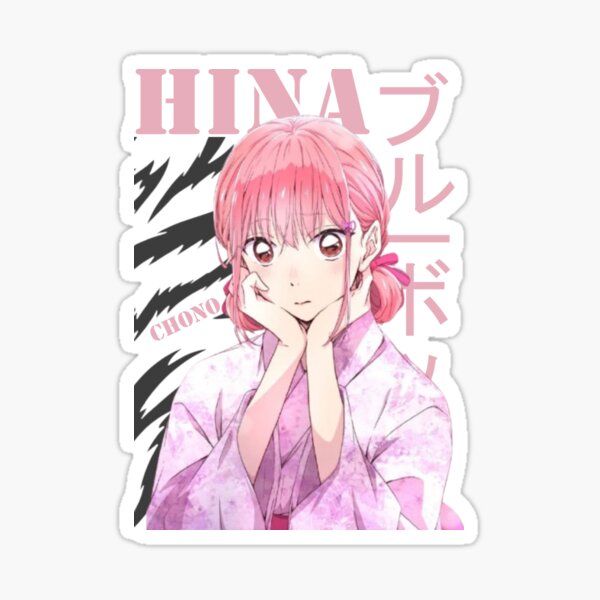 "Hina Chono - Yukata" Sticker for Sale by Axion-The-Best | Redbubble