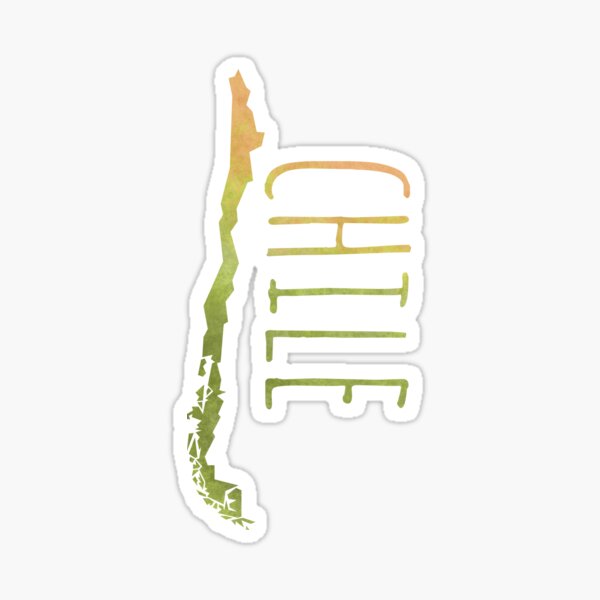 "Chile" Sticker by Motivburg | Redbubble