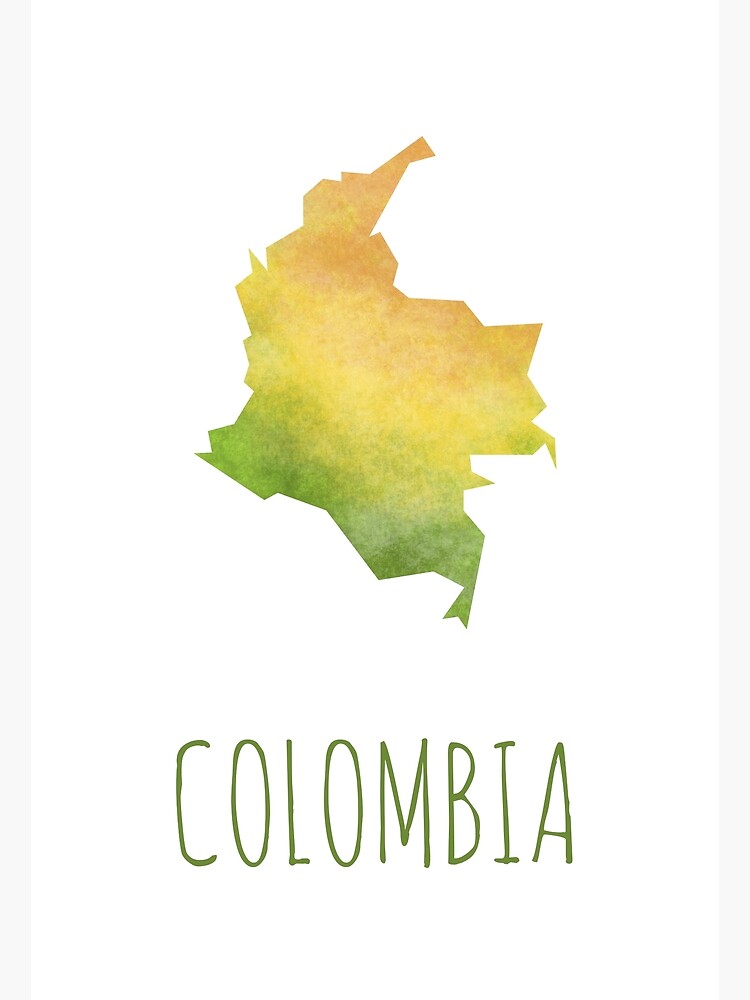 "colombia" Poster by Motivburg | Redbubble