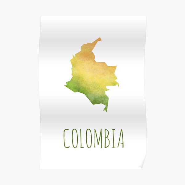 "colombia" Poster by Motivburg | Redbubble