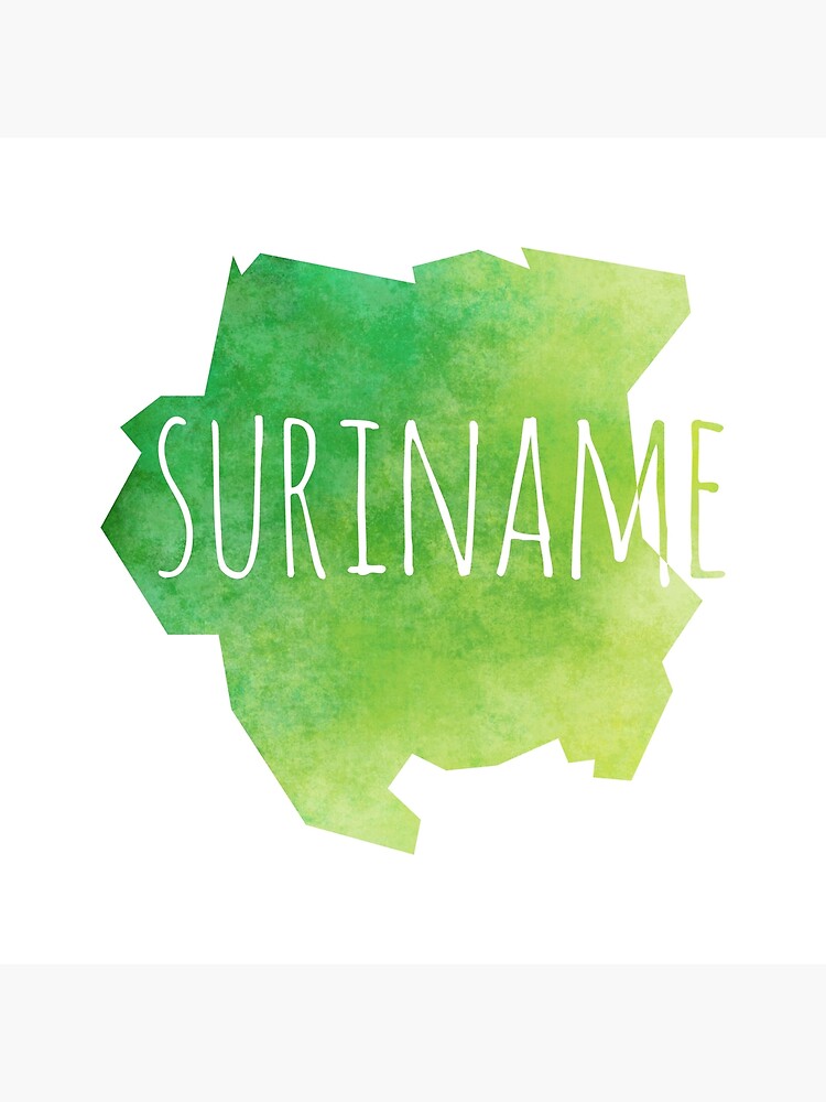 "suriname" Poster for Sale by Motivburg | Redbubble