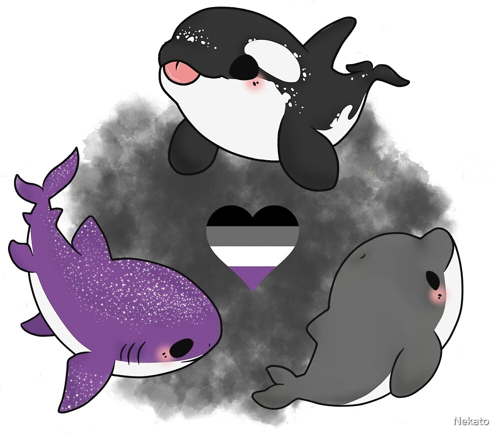 "Asexual pride animals" by Nekato | Redbubble