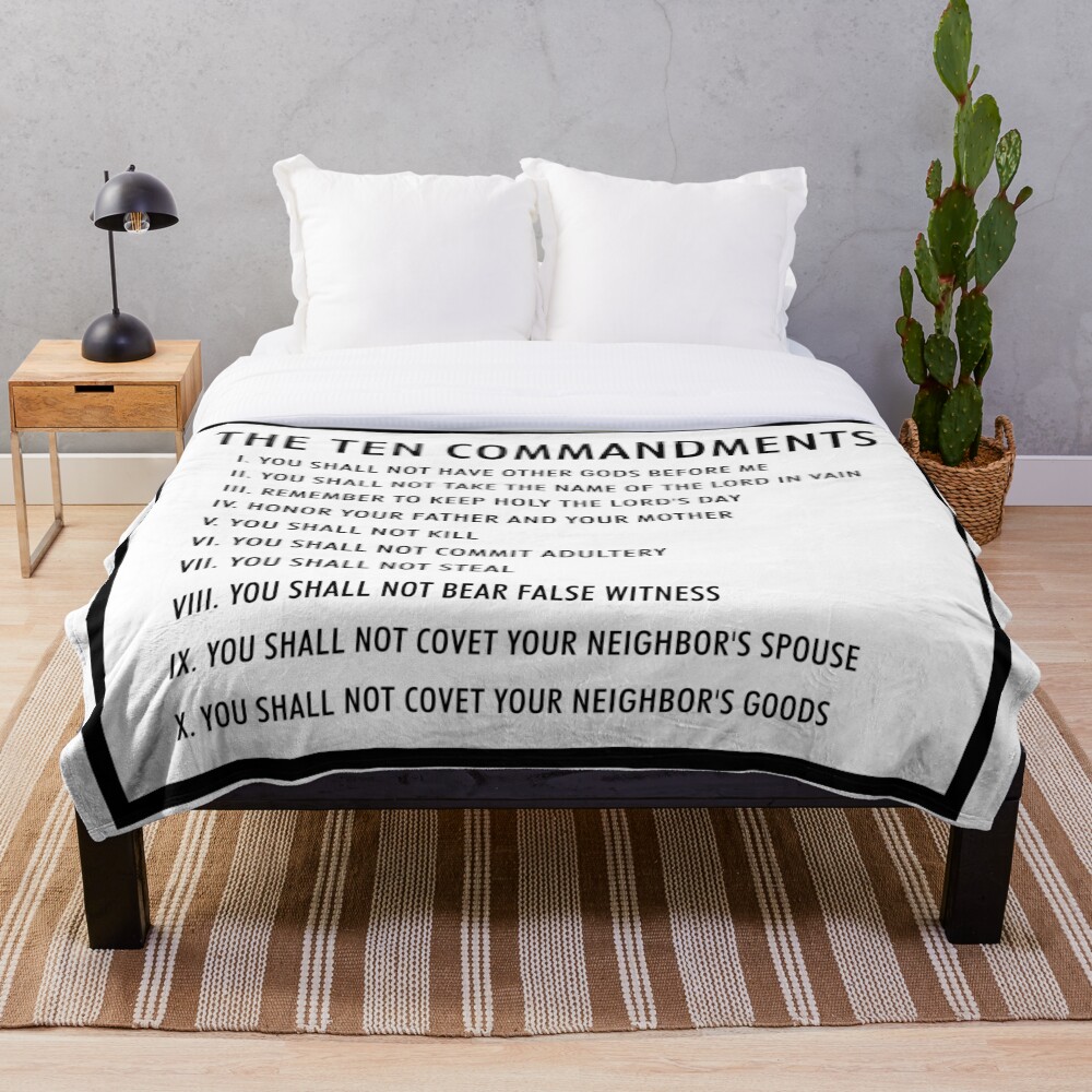 "the ten commandments" Poster for Sale by arch0wl | Redbubble