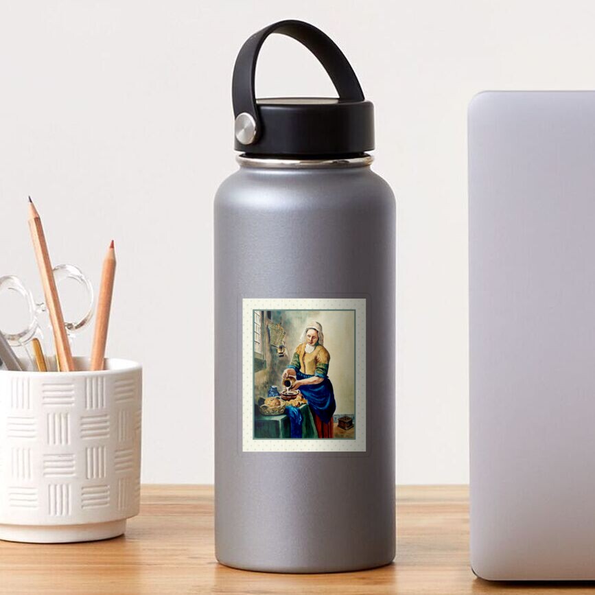 "Jan Vermeer's Kitchen Maid, Keukenmeid, Copy of Old Masters Painting ...