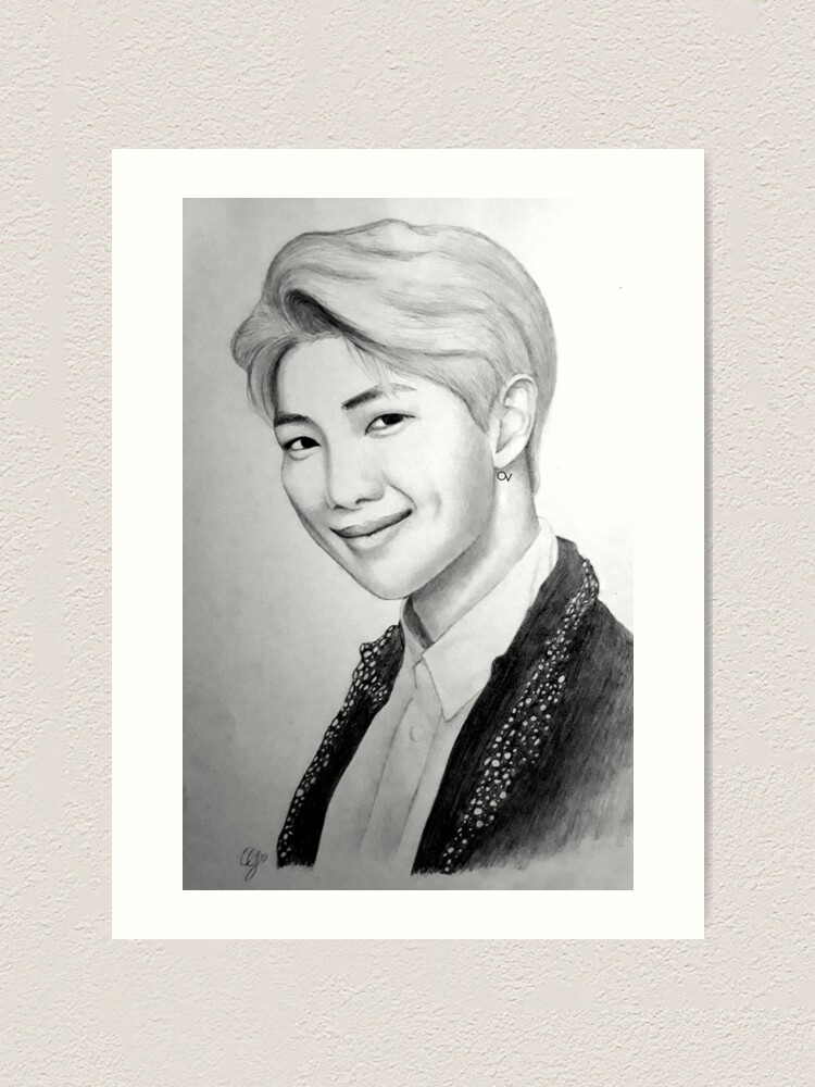 "RM Drawing " Art Print for Sale by OlgaVart | Redbubble