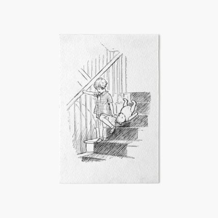 ""Bump, bump, bump" from Winnie-the-Pooh" Art Board Print for Sale by ...