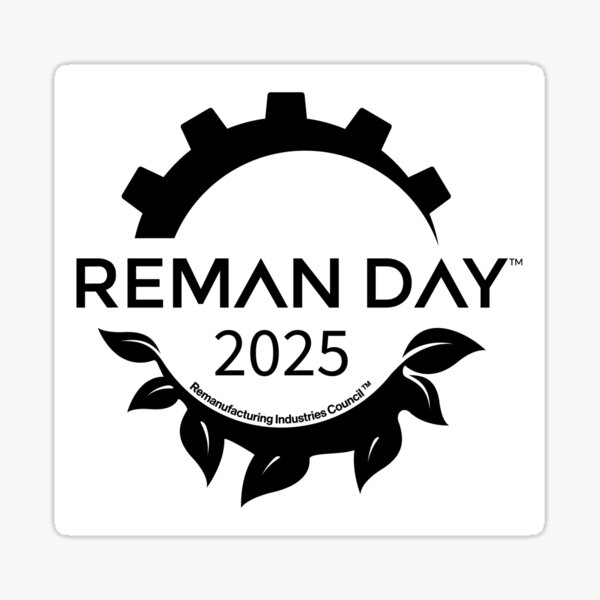 "Reman Day 2025 - Black Logo" Sticker for Sale by RemanDay | Redbubble