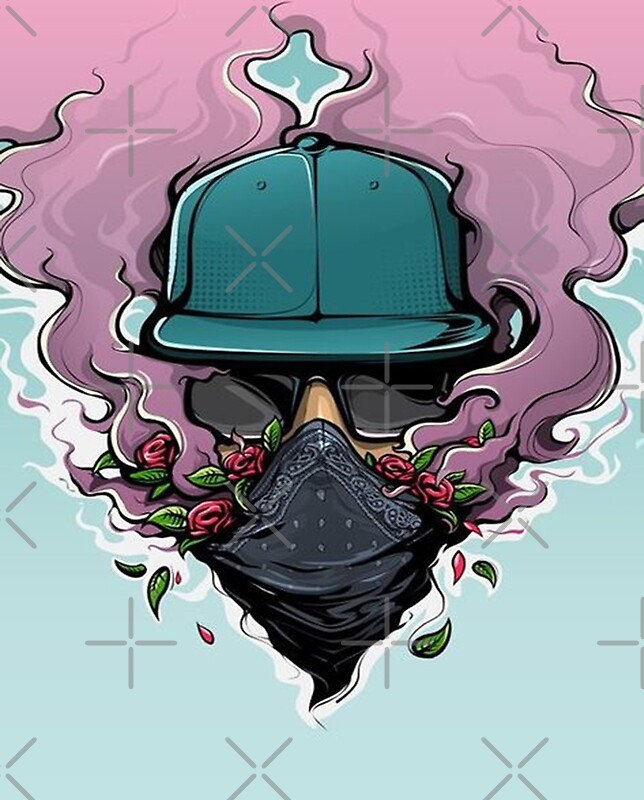 "Rebel Mask Roses" by leen12 | Redbubble