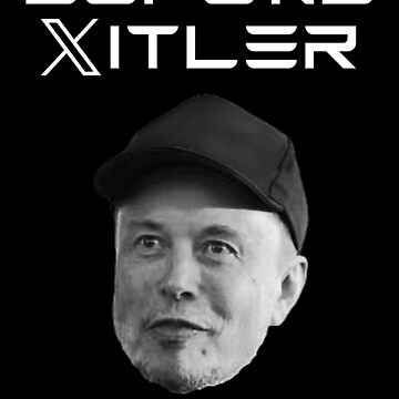 "Defund Xitler" Sticker for Sale by AintJames | Redbubble