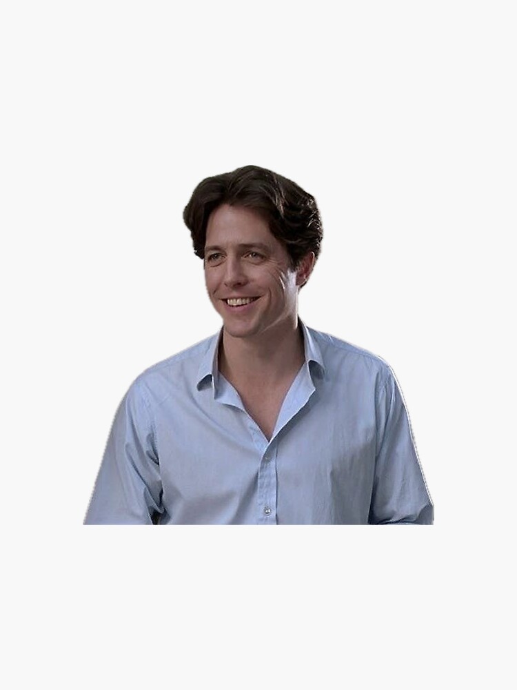"hugh grant william thacker - notting hill" Sticker for Sale by ...