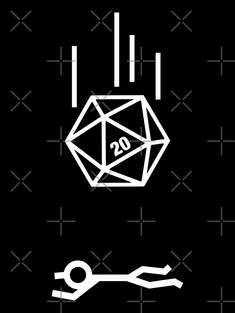 "D20 Dice Critical Hit Meme" Poster for Sale by pixeptional | Redbubble