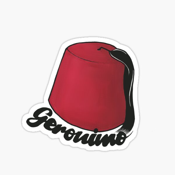 "Geronimo" Sticker by Gwenpai | Redbubble