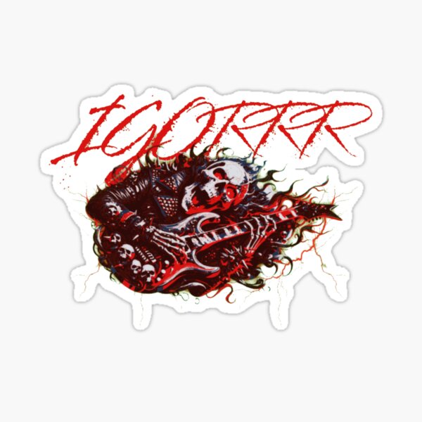 "igorrr" Sticker for Sale by PopPizzazz | Redbubble