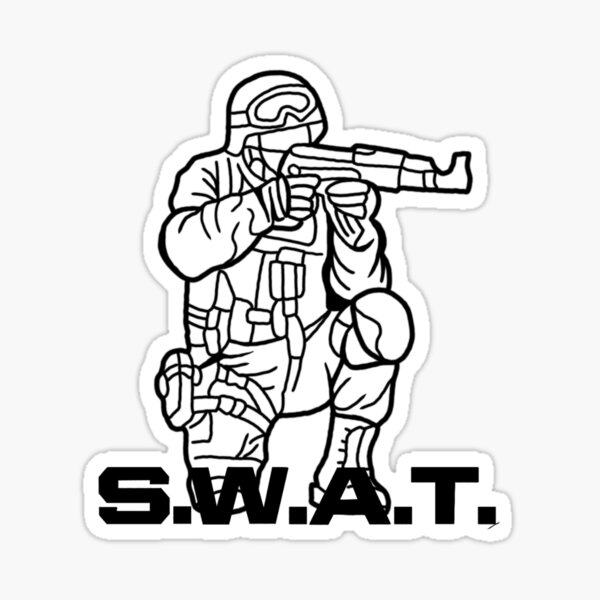 "SWAT HONDO" Sticker for Sale by SkualiDesign | Redbubble
