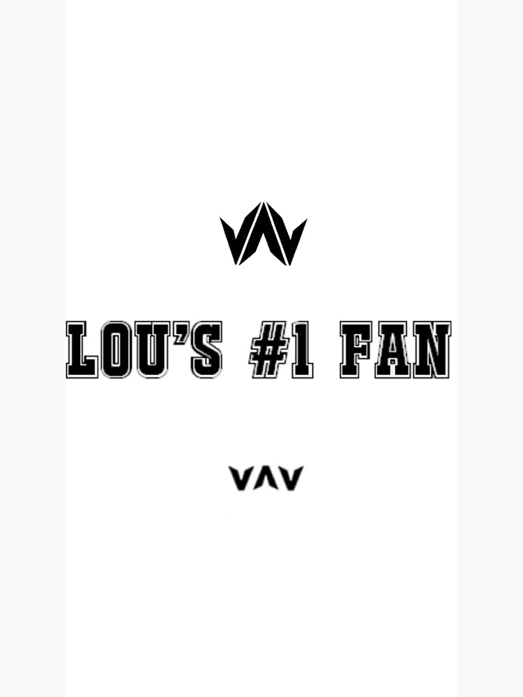 "Lou vav" Sticker by laurenneill6 | Redbubble