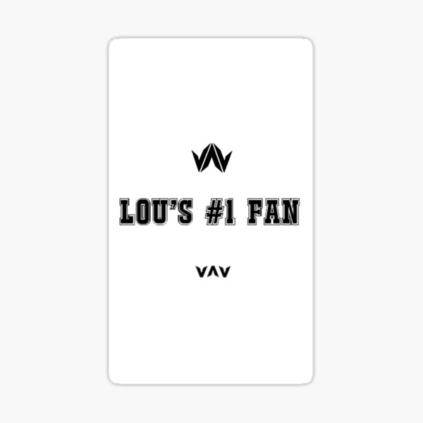 "Lou vav" Sticker by laurenneill6 | Redbubble