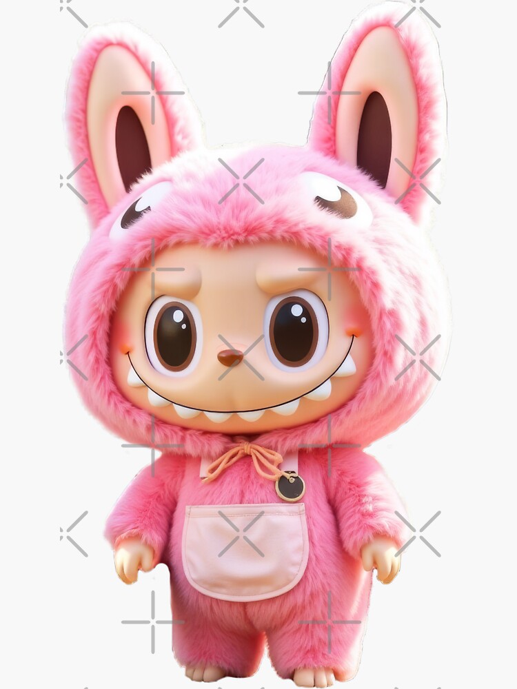 "Labubu Rabbit Bunny Toy Box By Popmart" Sticker for Sale by POP MART ...