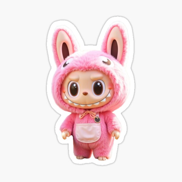 "Labubu Rabbit Bunny Toy Box By Popmart" Sticker for Sale by POP MART ...
