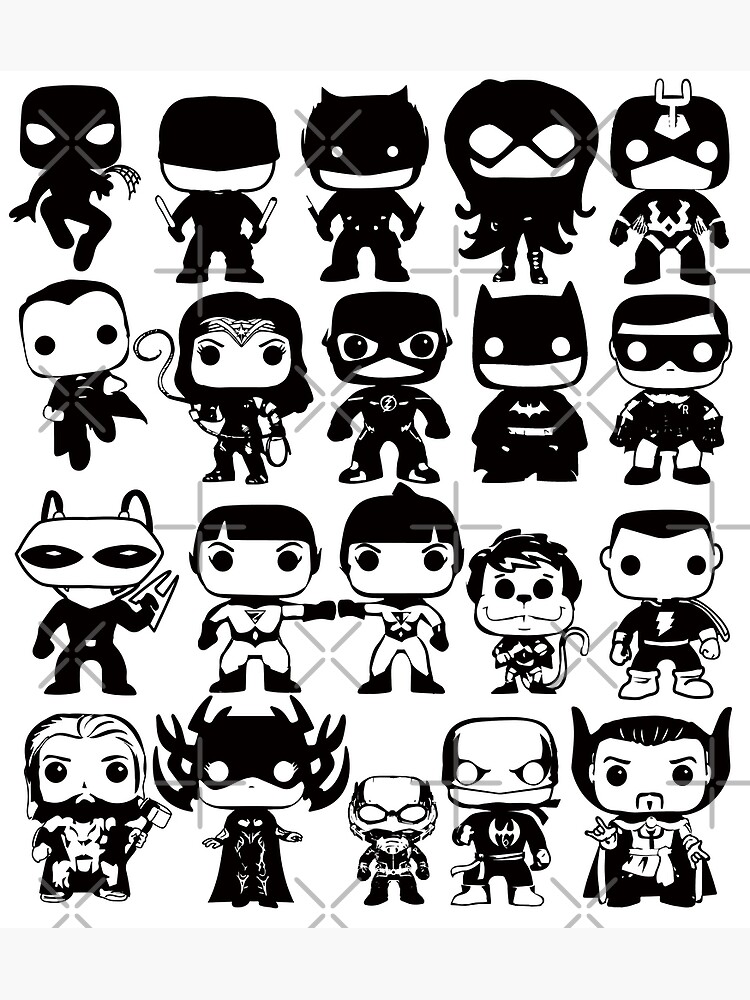 "Funko Pop Out of Box collection" Art Print by Badsign769 | Redbubble
