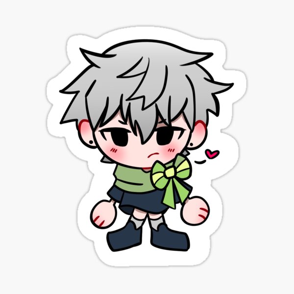 "Alien Stage Till Valentines Anime Chibi" Sticker for Sale by ...