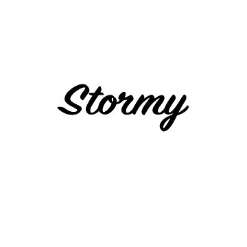 "Stormy" Sticker by At349ks3d | Redbubble