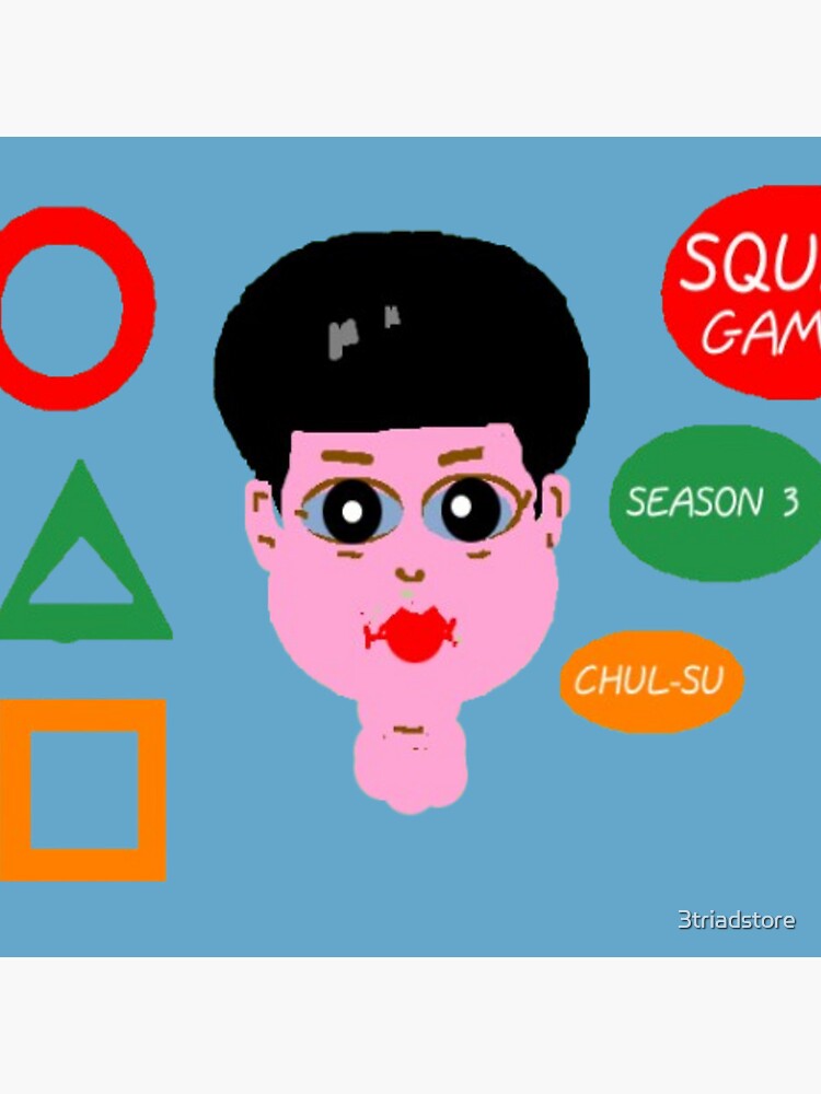 "Squid Game Season 3 Chul-su Artwork " Pin for Sale by 3triadstore ...