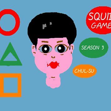 "Squid Game Season 3 Chul-su Artwork " Pin for Sale by 3triadstore ...